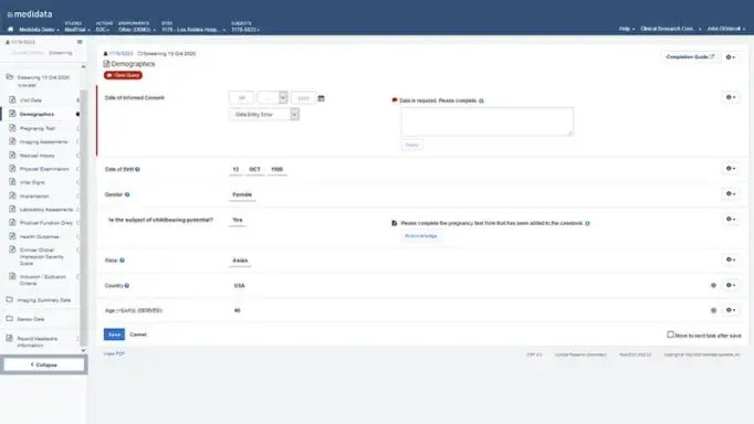 Rave Electronic Data Capture (EDC) System | Medidata Solutions