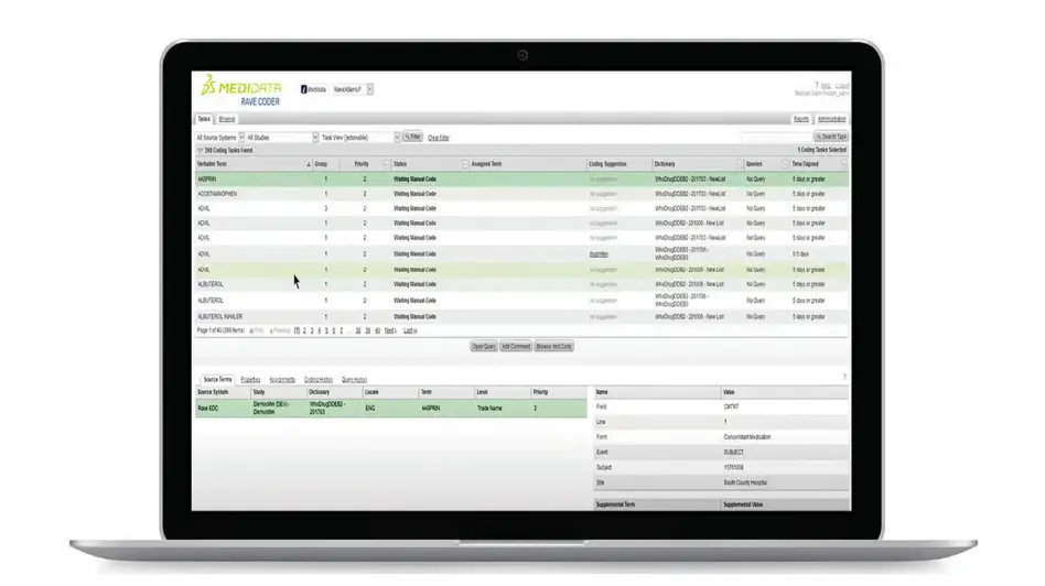 Medical Coding in Clinical Trials | Rave Coder | Medidata Solutions