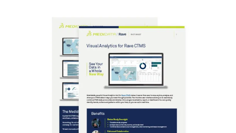 Visual Analytics for Rave CTMS | Medidata Solutions